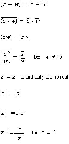 Complex Numbers Complex Conjugates