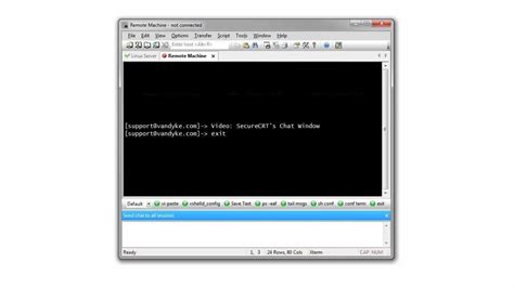Securecrts Command Window Youtube