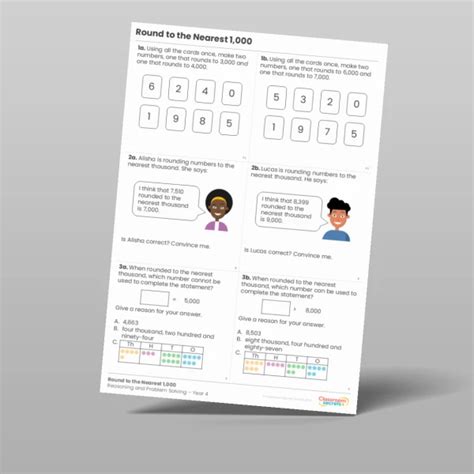Year 4 Round To The Nearest 100 Reasoning And Problem Solving 2 Resource Classroom Secrets