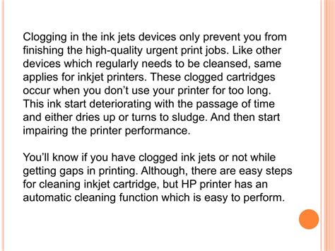 Ppt How To Clean Clogged Hp Inkjet Cartridge Powerpoint Presentation Id