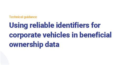 Open Data Services Co Operative On Linkedin Using Reliable Identifiers For Corporate Vehicles