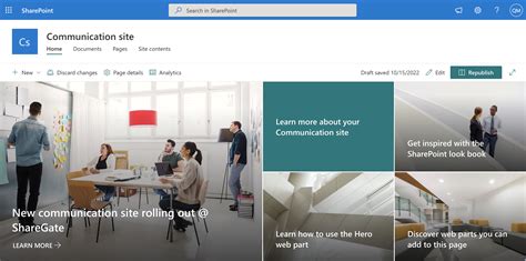 SharePoint Online Communication Sites Explained ShareGate