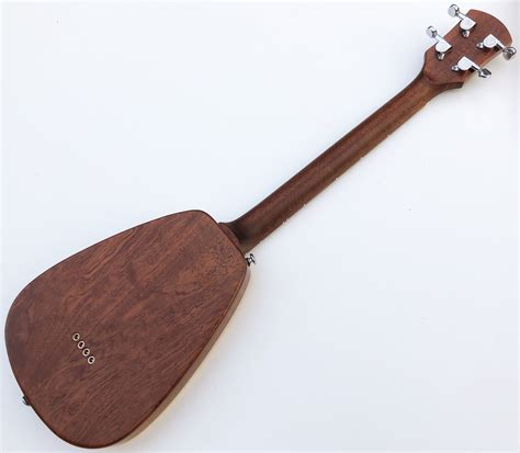 Yellow 19 Steel String Solid Body Electric Baritone Ukulele