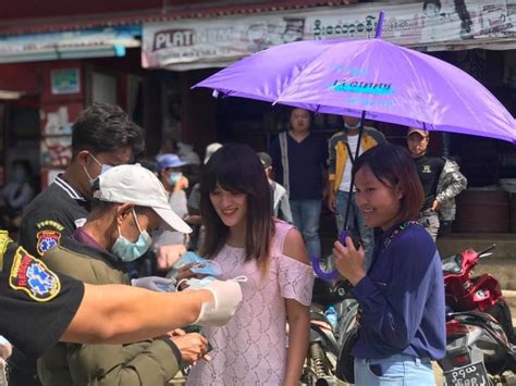 မိုးကုတ်မြို့တွင် Mask ကမ်ပိန်းပြုလုပ်