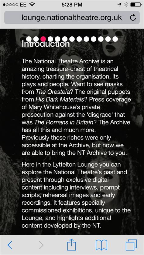 National Theatre Archive App Explore The Digital Vault