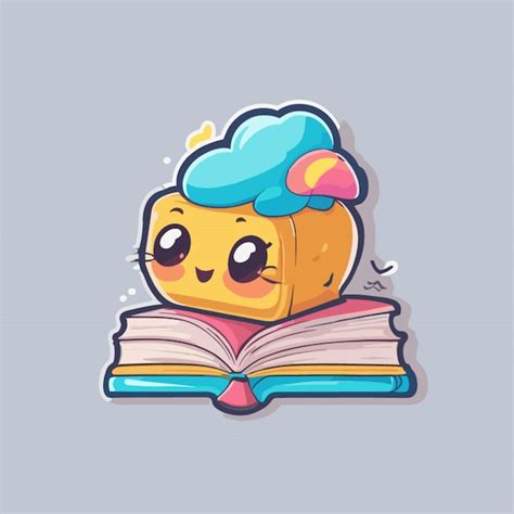 책 만화 터 프리미엄 벡터