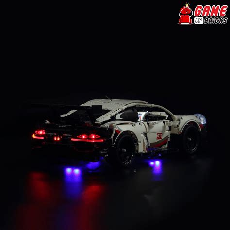 LED Light Kit For LEGO Porsche 911 RSR 42096