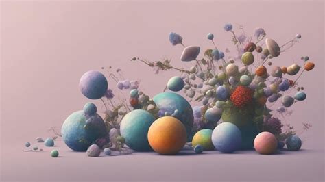 premium photo abstract colorful 3d art background holographic