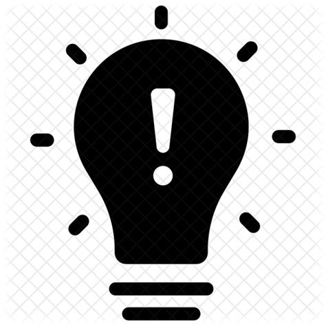 Exception Icon Download In Glyph Style
