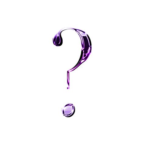 Question Mark Purple Metallic Luxury Chrome Alphabet Font 26799122 Png