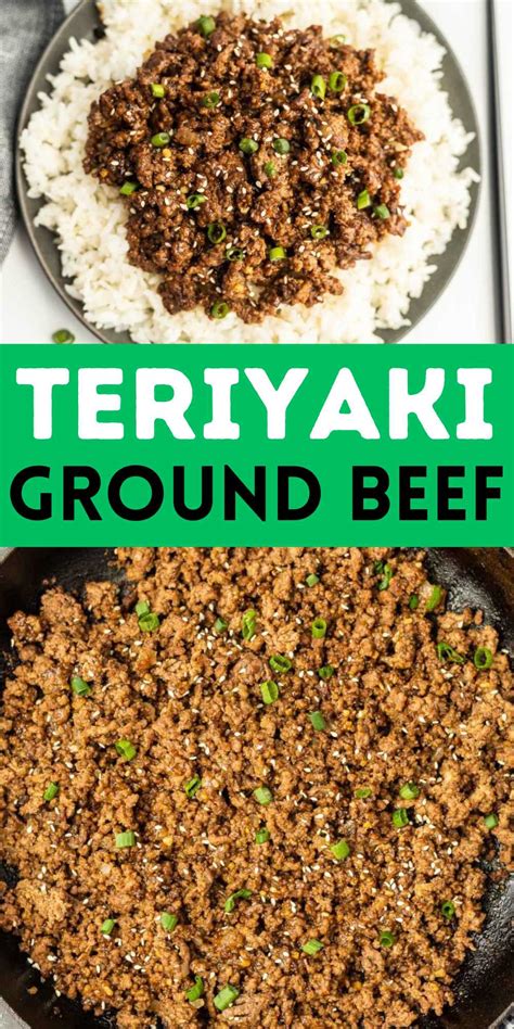 Ground Beef Teriyaki Eating On A Dime