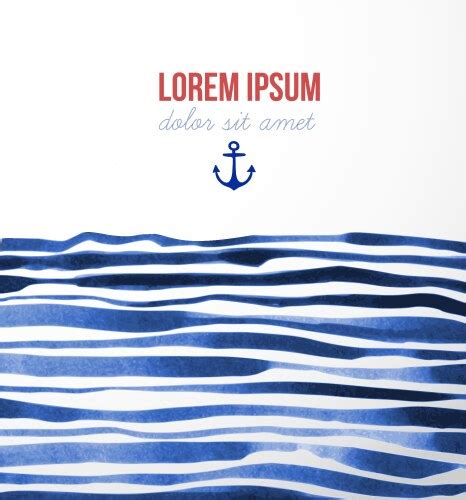 Abstract Wave Sea Pattern Royalty Free Vector Image