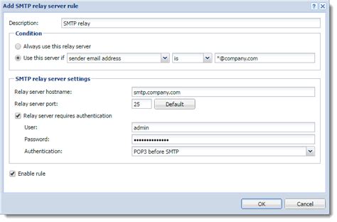Configuring The SMTP Server