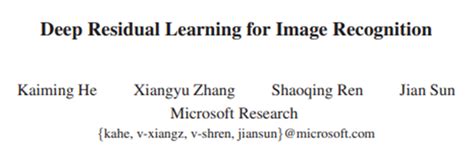 논문리뷰 Deep Residual Learning