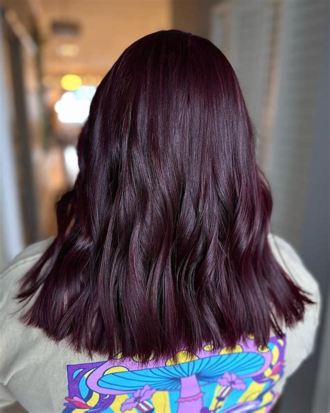 Dark Cherry Brown Hair Color