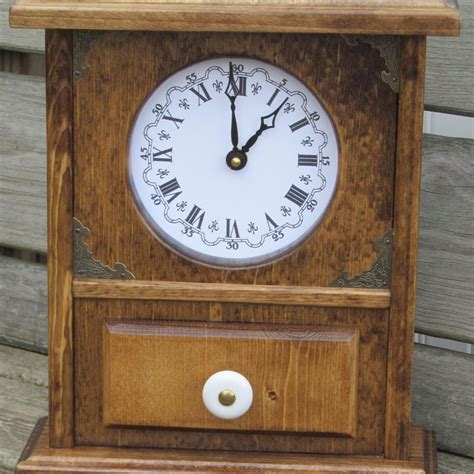 Tabletop Mantle Clock Etsy