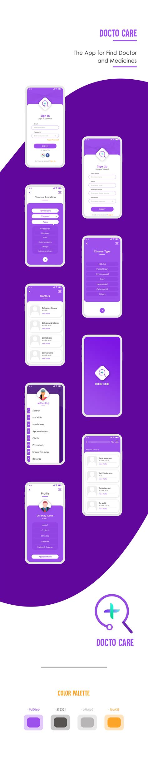 Doctor UI Behance