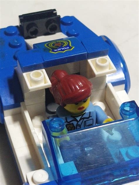 Lego Styled Police Car Incomplete Toy Vehicle Nice To Complete Hobbies Toys Toys Games