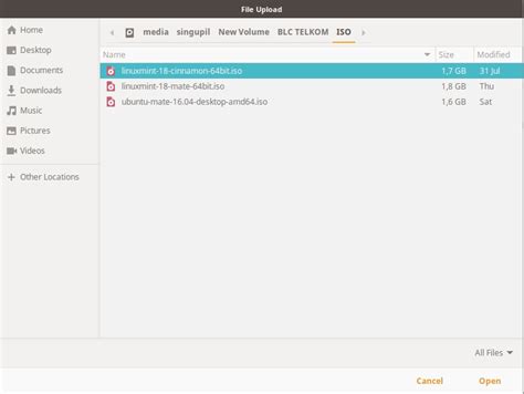 HOW TO UPLOAD FILE IN SERVER PROXMOX Umam ID BLC TELKOM