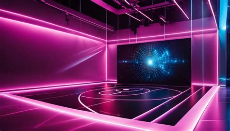 Laser Hologram Display Premium Ai Generated Image