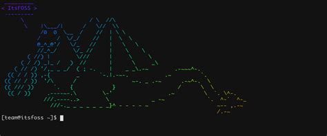 10 个在 Linux 终端中生成有趣的 Ascii 字符画的工具 Linuxeden开源社区