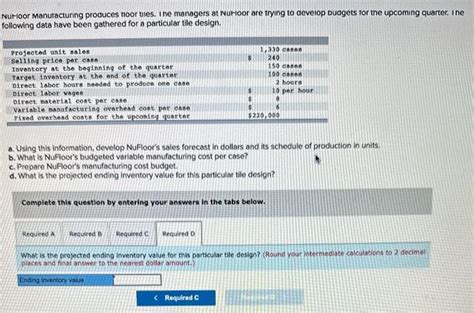 Solved Exercise 233 Algo Production Budgets Lo23 4