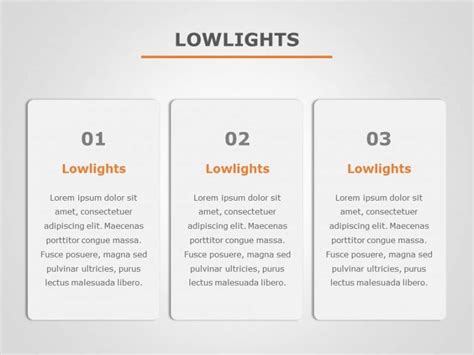 Lowlights PowerPoint Template SlideUpLift
