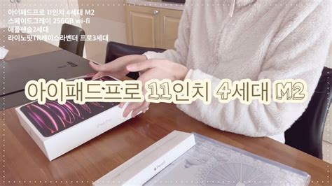 언박싱 Unboxing 아이패드프로 11인치 4세대 M2256gbwi Fi Feat애플펜슬 그리고 냥냥이 장난감