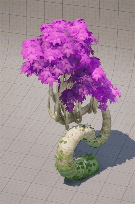 Artstation Stylized Procedural Trees Jarred Everson Game Concept Art Environment Concept