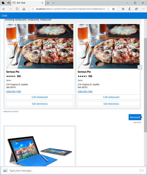 scrollbar with herocard on ie and firefox · issue 925 · microsoft botframework webchat · github