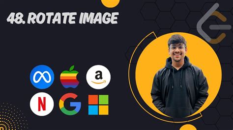 P36 48 Rotate Image Leetcode Top Interview 150 Matrix Easy Approach Youtube