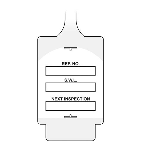 Flexible Asset Safe Working Load Tags PARRS Workplace Equipment