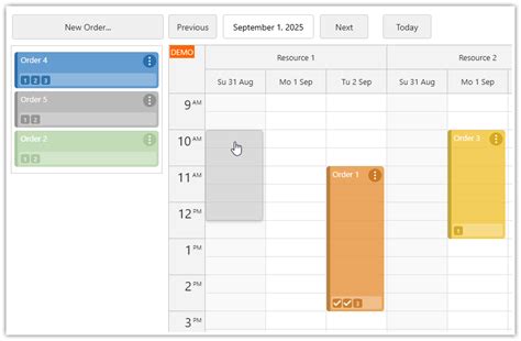 Workforce Scheduling In Asp Net Core Queue Drag And Drop Resource Allocation And Task