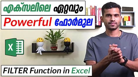 How To Use Filter Function In Excel Malayalam Tutorial Youtube