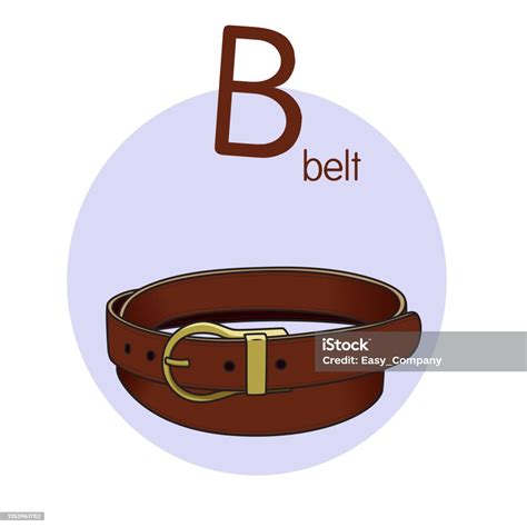 알파벳 문자 B 어퍼 케이스 또는 어린이 학습 연습 Abc를위한 대문자벨트의 벡터 일러스트 0명에 대한 스톡 벡터 아트 및 기타 이미지 0명 가죽 갈색 Istock