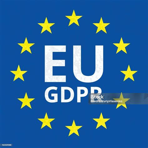 Eu Gdpr 레이블 그림 유럽 연합에 대한 스톡 벡터 아트 및 기타 이미지 유럽 연합 유럽연합기 Cpu Istock