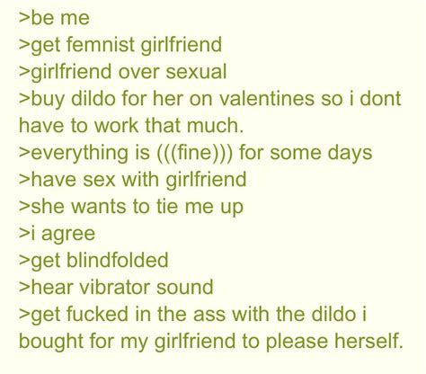 Anon Gets Dildo Up Ass R Greentext