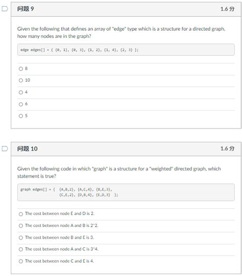 Solved 问题1 1 6 Given An Undirected Graph G With V Vertices