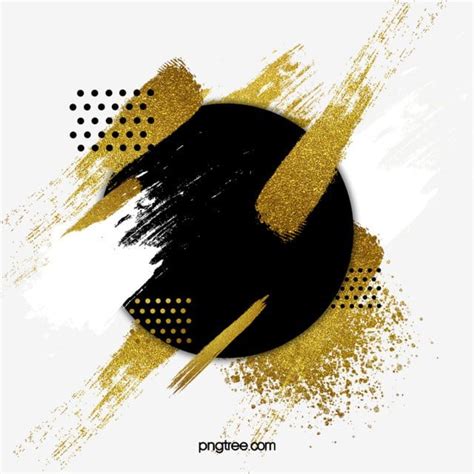 블랙 럭셔리 골드 브러쉬 일러스트 텍스트 상자 소 검은 사치스러운 금 브러시 Png 일러스트 및 Psd 이미지 무료 다운로드 Pngtree 낙서 스타일 그림