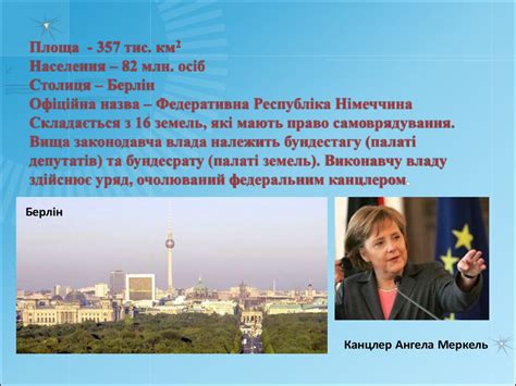 Федеративна Республіка Німеччина 10 клас презентация онлайн