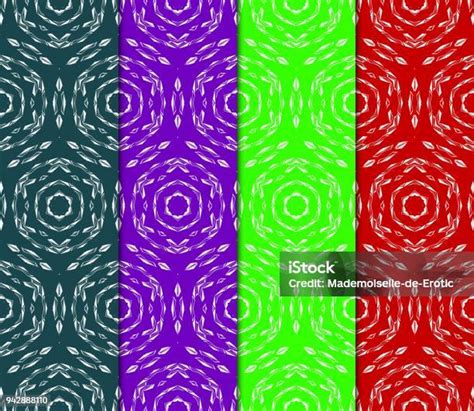 현대 기하학적 패턴의 집합입니다 벡터 일러스트입니다 패브릭 섬유 인쇄 0명에 대한 스톡 벡터 아트 및 기타 이미지 0명 디자인 러시아 Istock