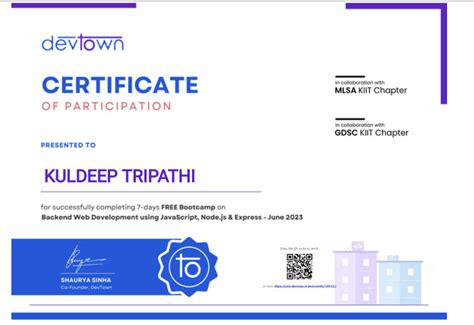 backendwebdevelopment javascript nodejs express devtownbootcamp… kuldeep tripathi