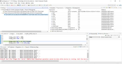 Tms320f280049c Variables In Cla Debug C2000 Microcontrollers Forum C2000™︎ Microcontrollers