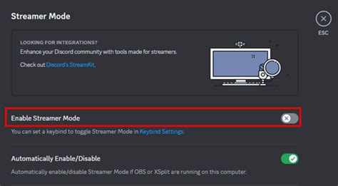 Full Guide On Discord Streamer Mode Turn On Turn Off
