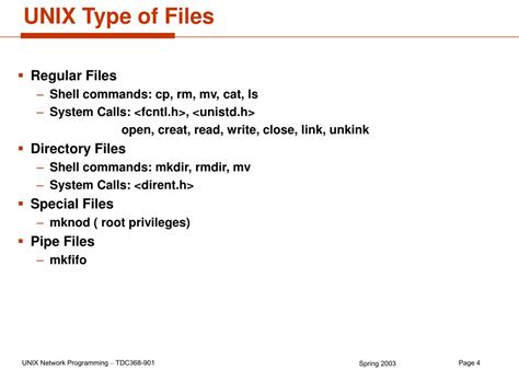 PPT TDC UNIX And Network Programming PowerPoint Presentation Free Download ID