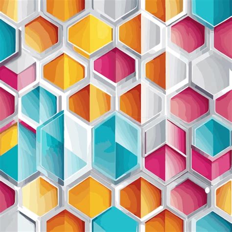 Premium Vector Hexagon Patterns Vector