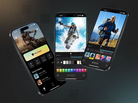 Video Editor App Home Editor And Background Tools Ui By F I Suhan Ui Ux And Web Designer On