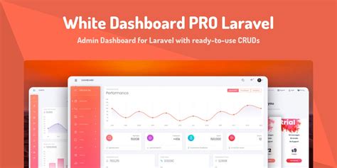 White Dashboard Pro Laravel Admin Dashboard For Laravel With Ready To Use Cruds Made With