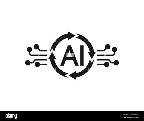 Ai Artificial Intelligence Icon Vector Illustration Stock Vector Image And Art Alamy