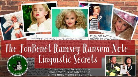 The Jonbenet Ramsey Ransom Note Unlocking Linguistic Secrets Youtube